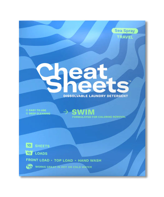 Cheat Sheets Swim Travel Pack Sea Spray – Petticoat Fair